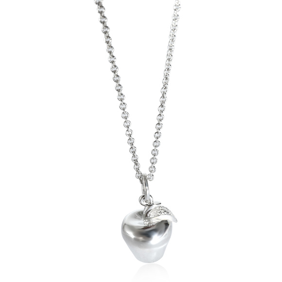 Tiffany & Co. | Jewelry | Tiffany Co Apple Charm Pendant In Sterling ...